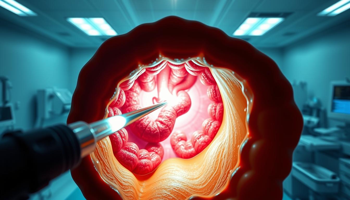 what instrument is used to perform a lower gastrointestinal (gi) endoscopy?